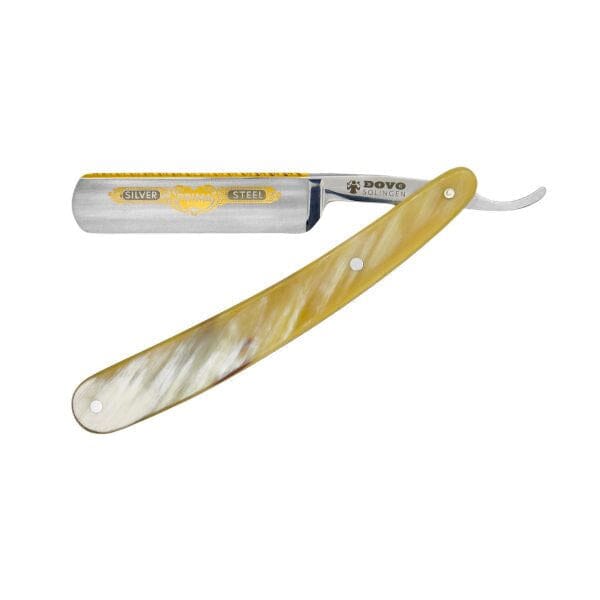DOVO Prima Straight Razor 5/8”, Horn Scales — Fendrihan Canada