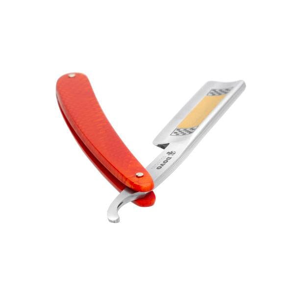 DOVO "THESIS RED" Straight Razor 6/8", Acrylic Handle — Fendrihan Canada