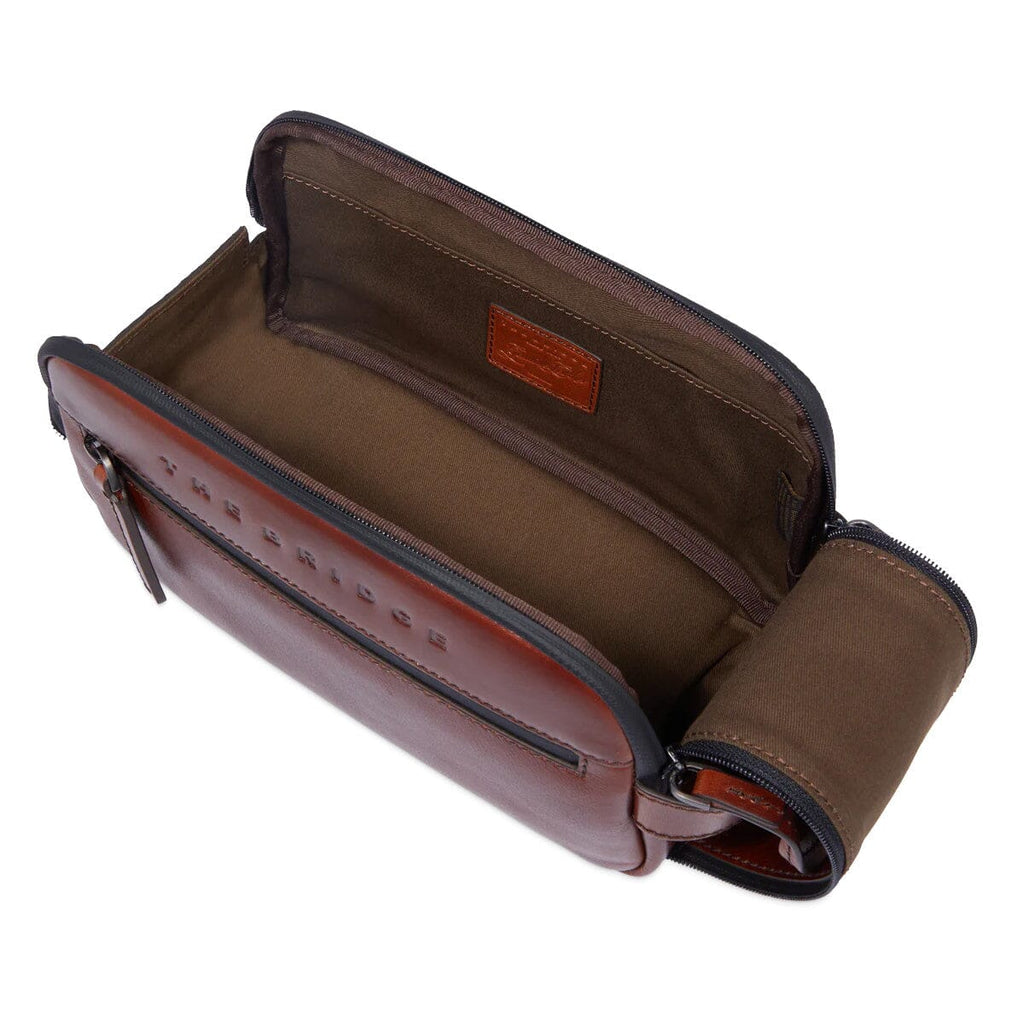 The Bridge Damiano Leather Toiletry Bag — Fendrihan Canada