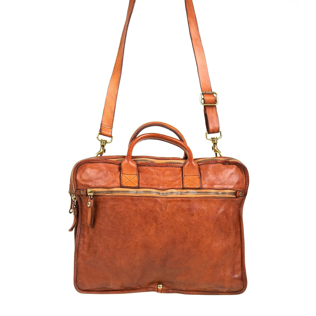 Campomaggi Leather Briefcase, Smooth Finish — Fendrihan Canada