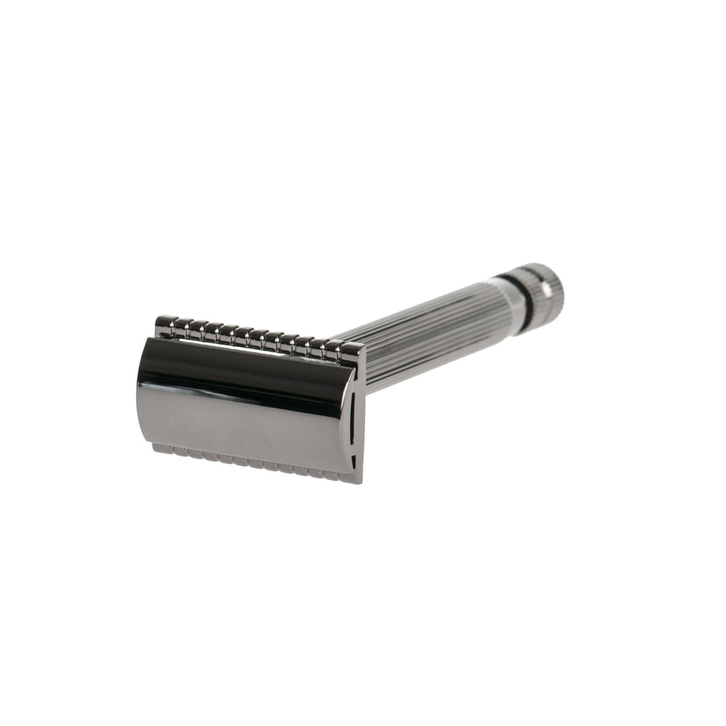 Fendrihan "Elgin" Double Edge Safety Razor, Gunmetal — Fendrihan Canada