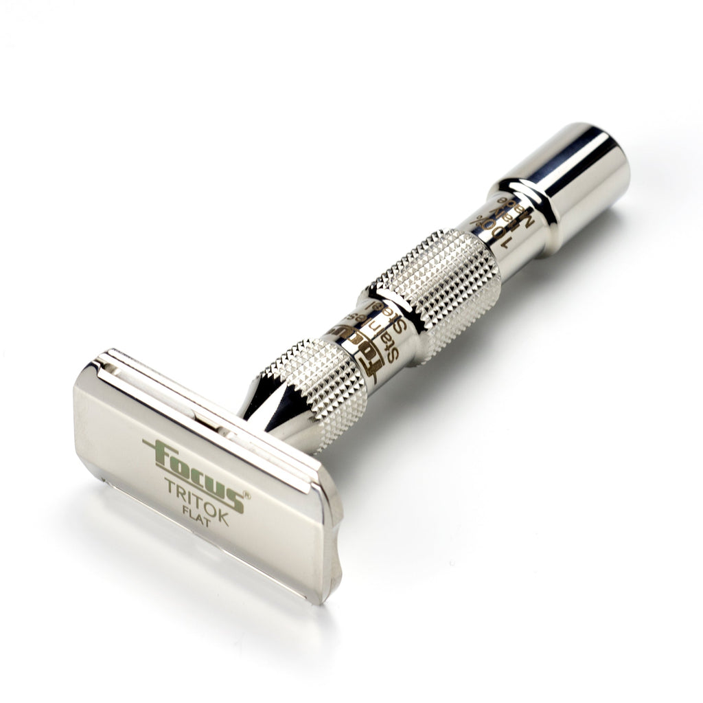 Focus R61 Tritok Flat Double Edge Safety Razor — Fendrihan Canada