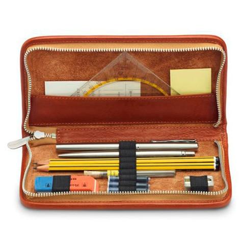 Sonnenleder "Nietzsche" Pen and Pencil Leather Case — Fendrihan Canada