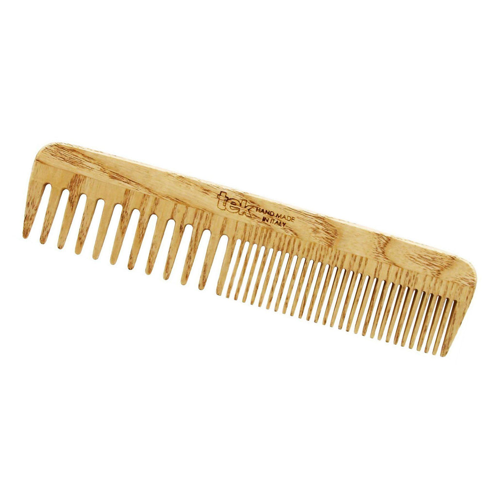 TEK Large Double-Tooth Wooden Hair Comb — Fendrihan Canada
