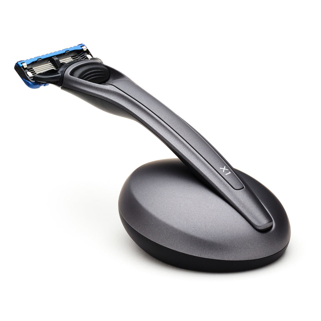 Bolin Webb X1 Matte Graphite Razor and Stand — Fendrihan Canada